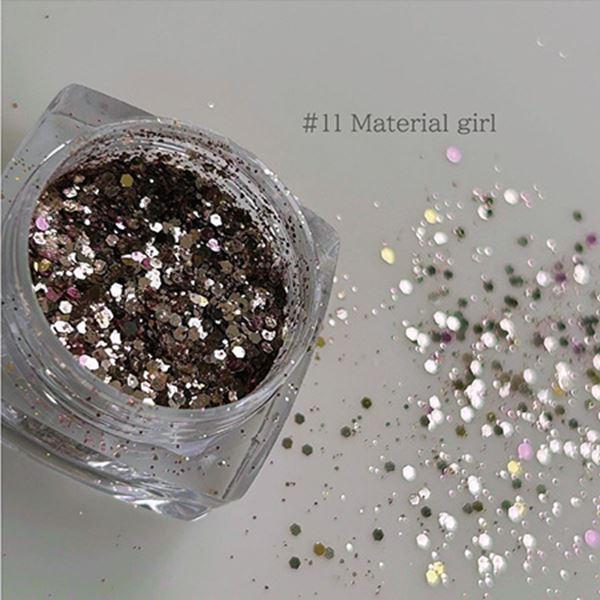#11　マテリアルガール加えて楽しめるアディングシリーズ。ジェルに重ねて、混ぜて、自由にアレンジできます。1.7g