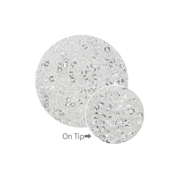 1粒約1mmの円錐状mpクリスタルは1本つけるだけでも一段と豪華なネイルに仕上げます。使用例：ベースまたはカラージェルの塗布後、粘度の高い、ibdビルダージェル、またはジェルグラフのイクステンションジェルIIなどを塗布し、硬化させない状態で...