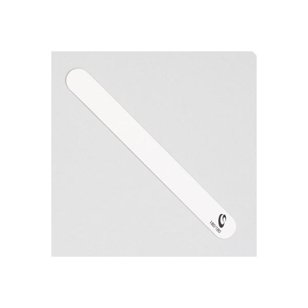 ノーマルな使いやすい形で ファイル自体の色が白なのでファイルに付着したダストも気になりません。グリット:180/180