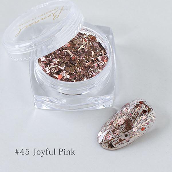 #45 ジョイフルピンク加えて楽しめるアディングシリーズ。ジェルに重ねて、混ぜて、自由にアレンジできます。内容量:1.2g
