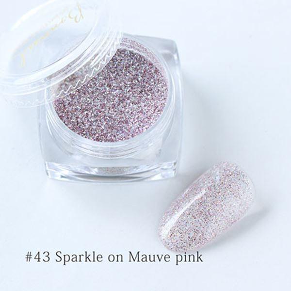 #43　スパークルオンモーヴピンク加えて楽しめるアディングシリーズ。ジェルに重ねて、混ぜて、自由にアレンジできます。内容量:1.7g