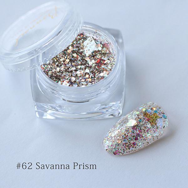#62 サバンナプリズム加えて楽しめるアディングシリーズ。ジェルに重ねて、混ぜて、自由にアレンジできます。内容量:1.6g