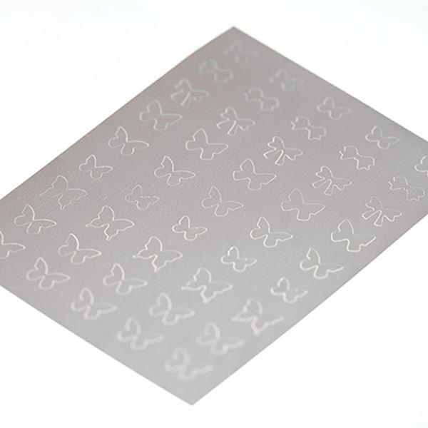 バタフライホッピングジェルやエアブラシをご使用の際に便利なステンシルシールです。＊使用方法＊１．シールを台紙からはがして、お爪の好きなところに軽く貼ります。２．その上からホッピングジェルでポンポンとタップ、もしくはエアブラシを吹きかけます。...