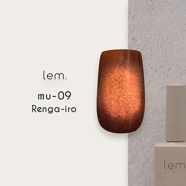 ｍｕ−０９　れんがいろ　ＬＭ−ＭＵ−０９muni mag -2nd collection-『Blue bird』究極の微粒子マグ 待望の続編。nail design room Muni 中山あさな監修ムニマグの夏へようこそ誰にでもマグ操作が...