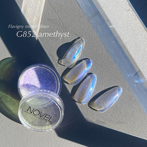 glitter (amethyst)細かなラメが入ったグリッターでミキシングはもちろん、アートの上に散らしたりミラーパウダーとしてもお使いいただける万能なミラーグリッターです。0.45g