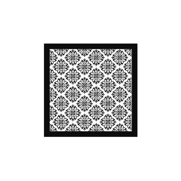 新素材でできたステンシル。ネイル、デコ、ボディータトゥ用として利用できます。シールになっていないので、何回でも使用可能。ネイルアートの場合は、爪に巻きつけて、エアーを吹き付けます。※素材の性質上、薄くメッシュ（網目）が残ります。サイズ：50...