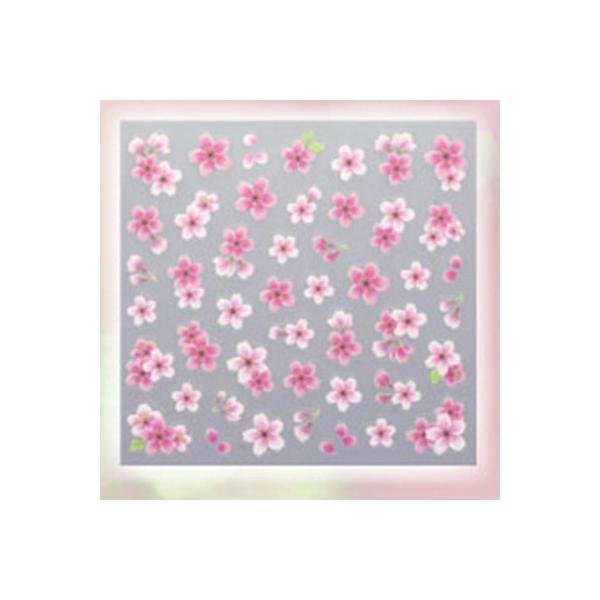 さくらのネイルシールです。着物ネイルなどにとても最適です。0.04mmの薄さになってしなやかさもUP！シールの角も浮き上がらず、しっかり貼れる素材です。