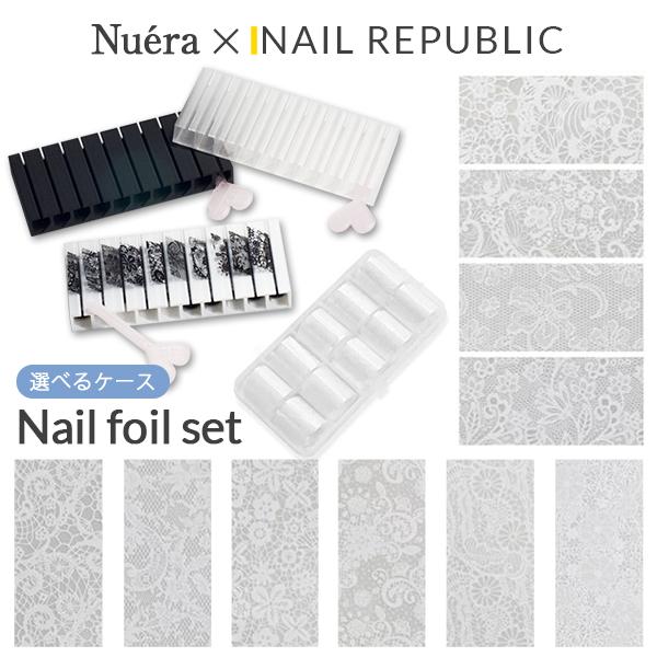 Nueraレースネイル転写ホイル貼るだけで簡単に、上品なレースネイルが完成。繊細な花柄・レースデザインで、いつものネイルを一気に華やかに仕上げます！ジェル・マニキュアどちらにも使えて、セルフネイル初心者の方にもおすすめです。お好みのサイズに...