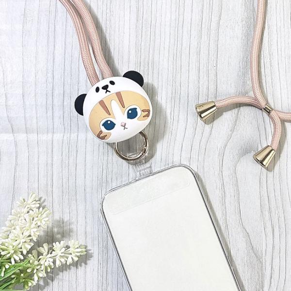 mofusand マルチリングプラス マスコットストラップスマホケースの中に挟むだけでマルチに使えるスマホアクセサリです。リングに指を通すことでスマートフォンの持ちやすさを向上し、落下を防止します。リング部分を持ち手にして持ち歩いたり、カバ...