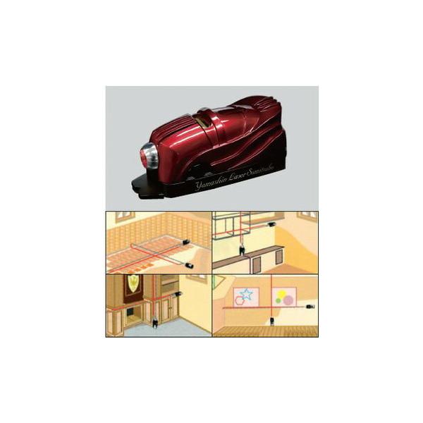 点ではなく、線でレーザーラインを照射します。気泡管を水平(垂直)に合わせて、壁面に固定するだけの簡単作業。壁面・床面を墨線で汚すことなく水平・垂直がこれ1台でOK。光源可視光半導体レーザー クラス25mW以下波長650nm精度1mで±1.3...