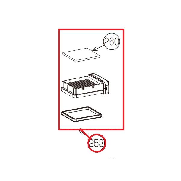 部品番号：41459537東芝掃除機のプリーツフィルターとクリーンフィルター（260番の部品)のセットです。対応機種VC-JS4000VC-JS5000VC-JS6000VC-JS4000用の41459494/VC-JS5000用の4145...