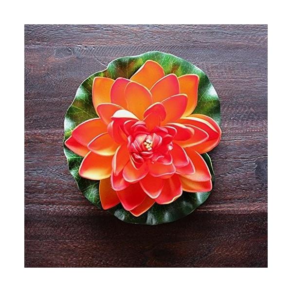 ロータス(蓮)の造花です。お部屋に飾るのはもちろん、水面に浮くので水槽や水鉢に入れて飾ってもお洒落です。●素材ポリウレタン●サイズ幅約17cm×奥行約16cm×高さ約6cm　※手作りのため多少の誤差がございます。●関連情報造花 アーティフィ...