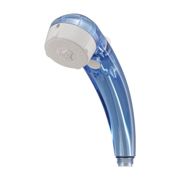 【メーカー】カクダイ【品番】356-720-CB【品名】低水圧用マッサージストップシャワー【特徴】カラー：クリアブルー材質：PC説明文：●水流切替：リング操作でマッサージ・シャワー、ボタン操作でシャワー・一時止水●器具破損防止のため、完全止...
