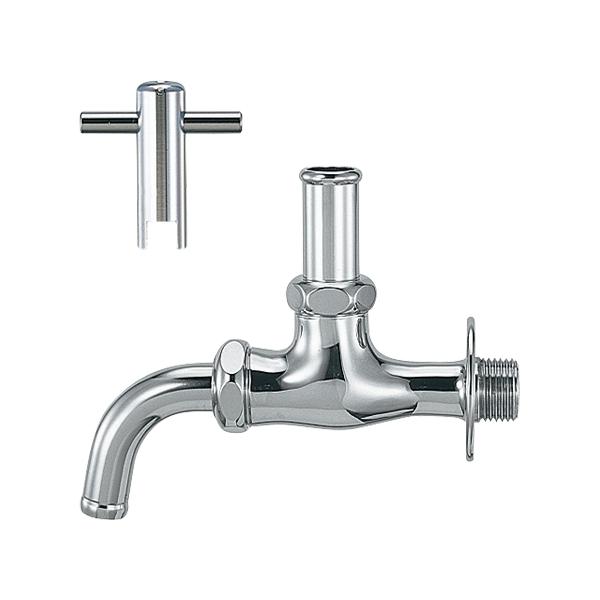 【メーカー】カクダイ【品番】7015BL【品名】共用万能ホーム水栓（首長かぎ式）【特徴】呼径：13説明文：●節水固定コマ仕様（一般地・寒冷地共用）●首長カギ式のため、より盗水防止効果があります。●カギ1個付き※商品画像について商品写真はイメ...