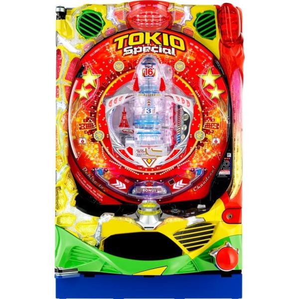 メーカー：アムテックス型式名：CRトキオスペシャルV1タイプ：羽根物継続回数：3or7or16R8カウント出玉数：約160個or約480個or約1200個 ※メーカー発表値賞球数：3＆4＆7＆10セット内容 ※ドアキーは付属しません。・パチ...