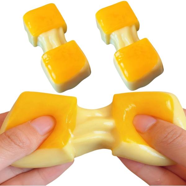 もも スクイーズ - もちもち感触でストレス解消！ユニークなデザイン: 食べ物を模したリアルなデザインとポケットサイズで、どこでも楽しめる感覚的なおもちゃです。見た目も楽しく、手に取るたびに心が和みます。高品質シリコン素材: プレミアムシリ...