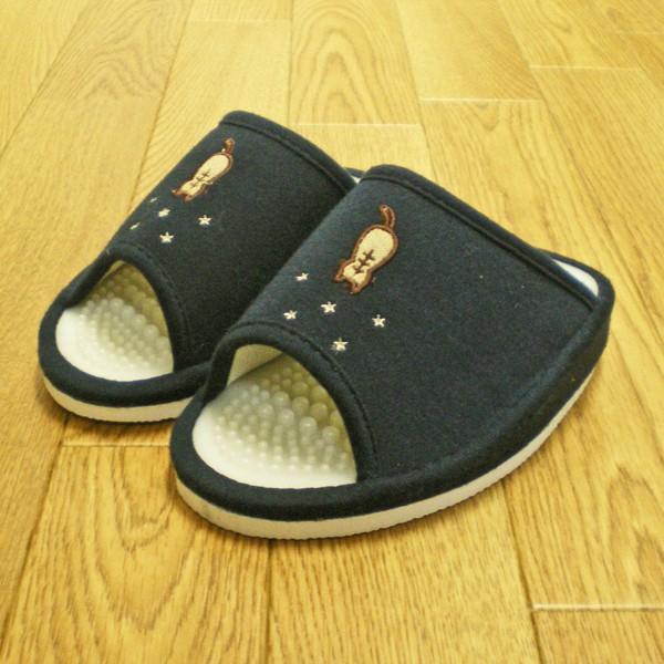 サイズ：足裏接触面のつま先からかかとまでの寸法は約18cmです。カラー：ブルー原産国：中国別色：レッド、グリーン備考：同柄の共中タイプダイエットスリッパもございます。