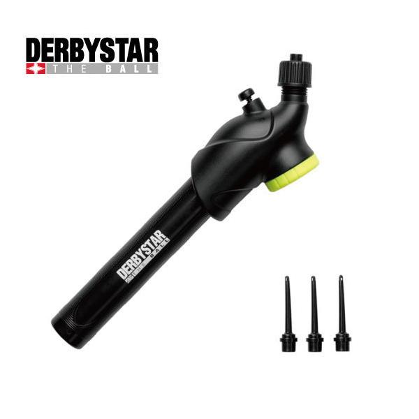 サッカー：ダービースター　エアゲージ付 ボールポンプ BALL PUMPE Nr.4096  【空気圧計/空気入れ/エアテンション】【サッカー指導/用具管理/エアチェック】【爆買】