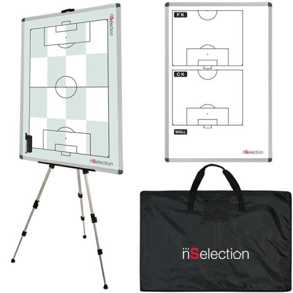 サッカー特大作戦盤(三脚付) nSelection Tipe-B 作戦ボード 大型作戦盤 タクティクスボード マグネット式 両面式 二面式 SOCCER BOARD 大型作戦版 作戦板 特大サイズ 戦術ボード 三脚セット【爆買】