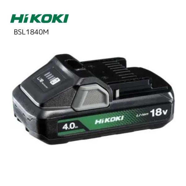 【ポイント10倍】正規品 HiKOKI ハイコーキ リチウムイオン バッテリー BSL1840M 18V 4.0Ah  新品 純正
