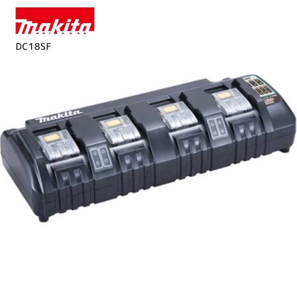 【ポイント10倍】正規品 Makita マキタ 4口充電器 DC18SF JPADC18SF 18V 14.4V リチウムイオンバッテリ Li-ion 充電器
