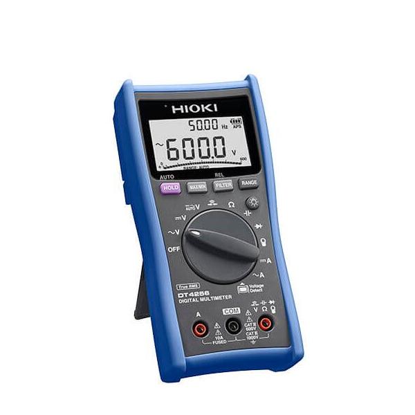 【ポイント10倍】 日置電機 HIOKI デジタルマルチメータ（最多機能搭載/10A端子搭載） DT4256 高い安全性と信頼性 スタンダードDMM 豊富な測定機能 汎用タイプテスター