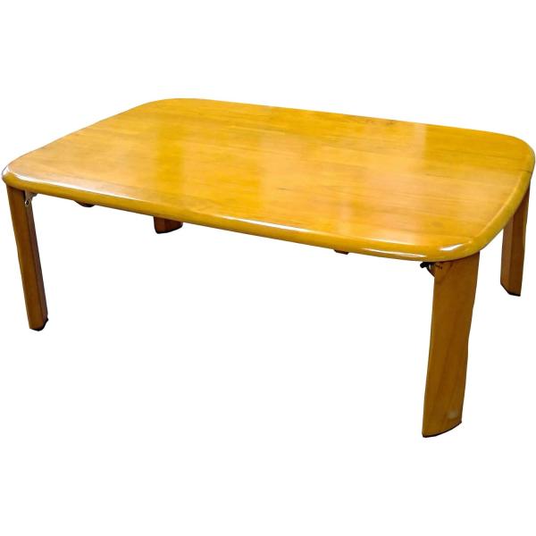 折れ脚タイプの座卓テーブルです。 折れ脚タイプなので収納も移動も便利です。【サイズ】幅：900mm　奥行き：600mm　高さ：320mm【材　質】天板、脚ともにラバーウッド材を使用！【発送について】 弊社は土日祝日に発送業務を行っておりませ...