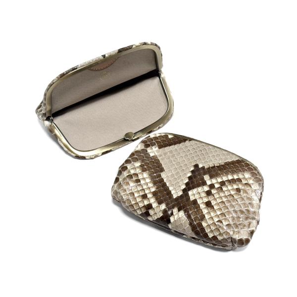 天溝がま口 がま口 がま口ポーチ がま口小物入れ 天溝押口 天溝 口金