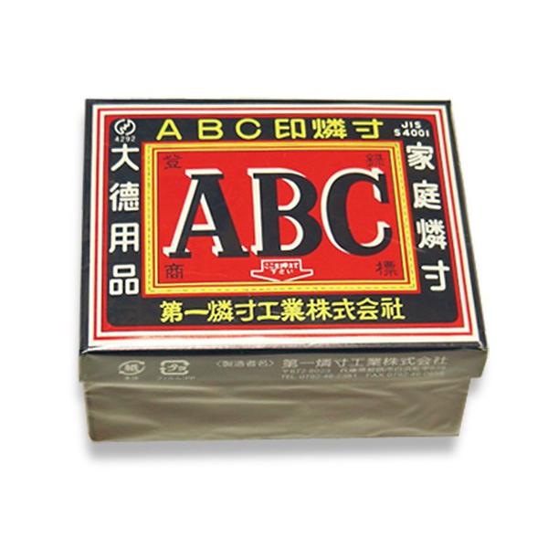 ABC印・ 純正の徳用燐寸(マッチ)です。サイズは、家庭小型ー110×90×51。赤色頭です。