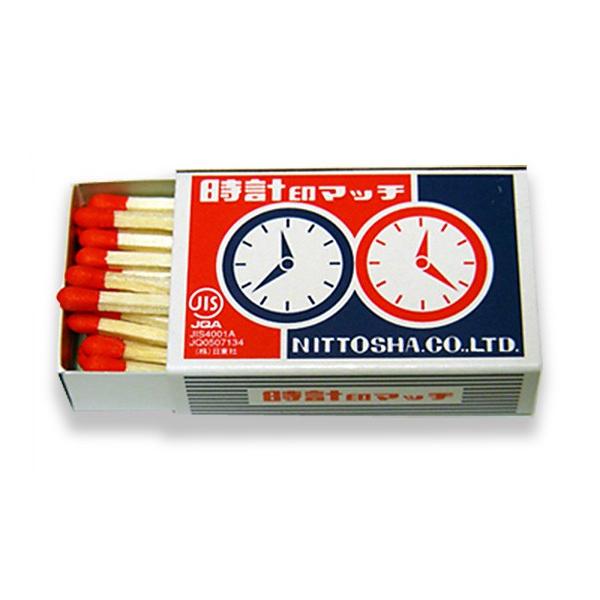 時計印・ 純正の並型マッチ！12箱ワンパックです。赤色頭です。