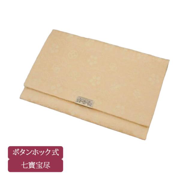 ◆色柄七寳宝尽◆サイズ約10cm×約15cm◆素材・仕様レーヨン・アセート混紡/古渡り緞子/真鍮製ボタンホック◆備考※数珠袋のみの販売です。写真のお数珠は別売りになります。※本式数珠は８寸サイズ、略式は男女共に入ります。※実物と画像イメージ...