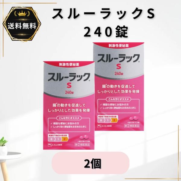 「スルーラックS」は、鈍った腸の動きを助け、溜まった便のスムーズな排出を促す便秘薬（指定第2類医薬品）です。製品の特徴Wの有効成分: 大腸を刺激する「ビサコジル」と、生薬由来の「センノサイドカルシウム」が腸のぜん動運動を高めます。調節可能な...
