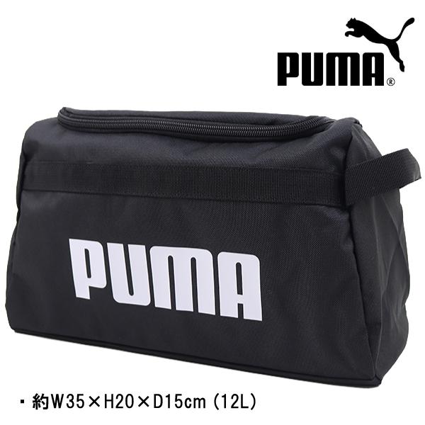 ◎素材　ポリエステル  ◎サイズ　約W35×H20×D15cm(12L)  ◎特徴  　【PUMA】のシューズバッグ！ 　・ループハンド付き 　・ファスナータイプ 　・ブランドマークのプリント入り  　※半分に折っての梱包となります。  ◎...