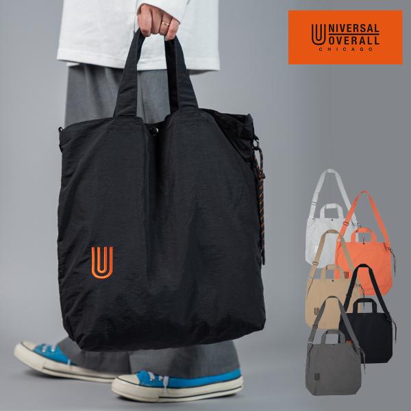 ◆商品番号uvo-200◆商品名UNIVERSAL OVERALL Wrinkle nylon 2WAY shoulder◆商品説明UNIVERSAL OVERALLのショルダートート「UVO-200」は、A4サイズがしっかり収まる実用的な...