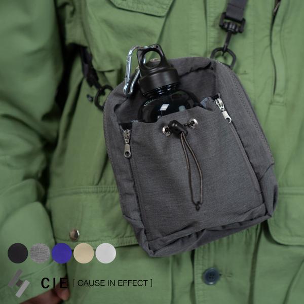 ◆商品番号lw-042503◆商品名CIE 【シー】 TENDER BOTTLE SHOULDER ◆商品説明前面のコード巾着式ポケットには、ペットボトルやタンブラーをすっきり収納。両サイドのファスナーでポケット幅を調整できるから、サイズ違...