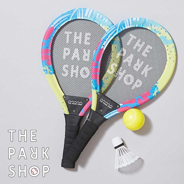 ◆商品番号ps-tps-818◆商品名THE PARK SHOP ザ・パークショップ PARK RACKET SET ◆商品説明家族みんなで気軽に遊べる、THE PARK SHOPのラケットセットです。 ラケット2本にシャトルとソフトボール...