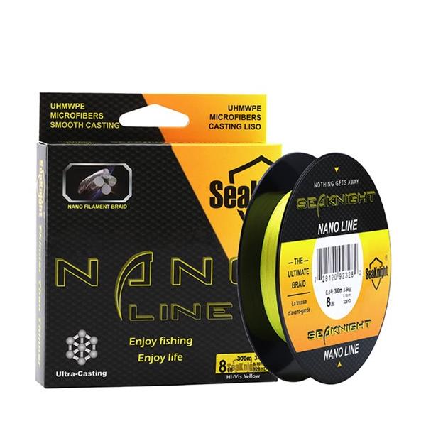 SeaKnight NANO 釣り糸 強力 Yellow 300M 4LB 0.07mm