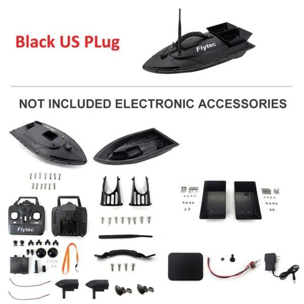 ラジコン ボート Flytec 2011-5 Fish Finder RC Boat 1.5kg Black US Plug※１枚目の画像が商品画像になります※※変換器は付属しておりません。予めご了承ください※アイテム名: Rc の餌ボート...