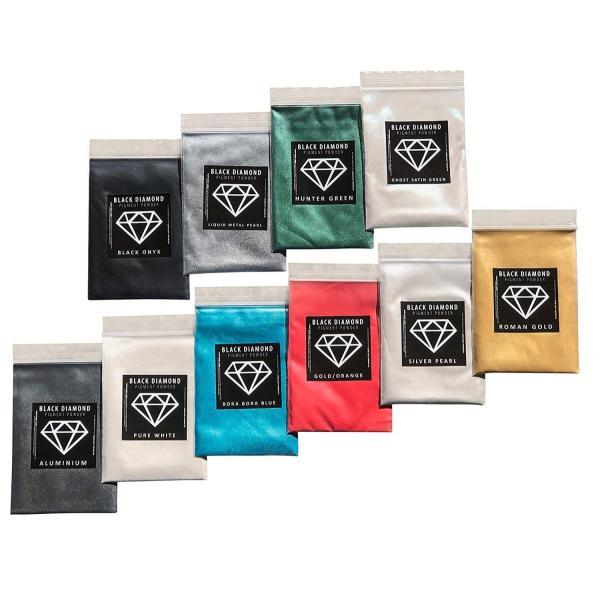 ご覧頂きありがとうございます。海外製のプロダクトをお届けします。商品詳細：■「10色」の粉の顔料（エポキシ、ペンキ、色、芸術） - アルミニウム - 液体金属真珠 - ボラボラ青 - 純粋な白 - 銀真珠 - 黒オニキス - ローマン黄 -...