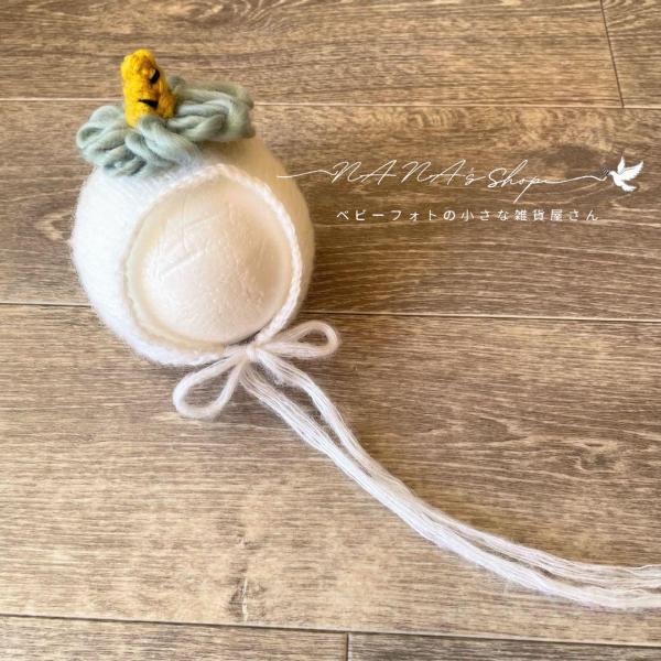 節分ニューボーンフォトにぴったりの、鬼の角のついたオニボンネットです。こちらの衣装は、とってもふわふわの毛糸を使っているので、柔らかく軽くベビーの負担も少ない商品になります。( ???)足が出るタイプなので、ベビーちゃんの足見えるのはとって...