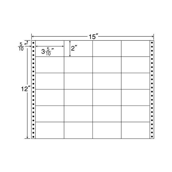 【仕様変更のお知らせ】両サイドのスプロケットホール部分に、上紙を残した仕様に変更となりました。 --------------------------------------------------------------▼1折りサイズ：横1...