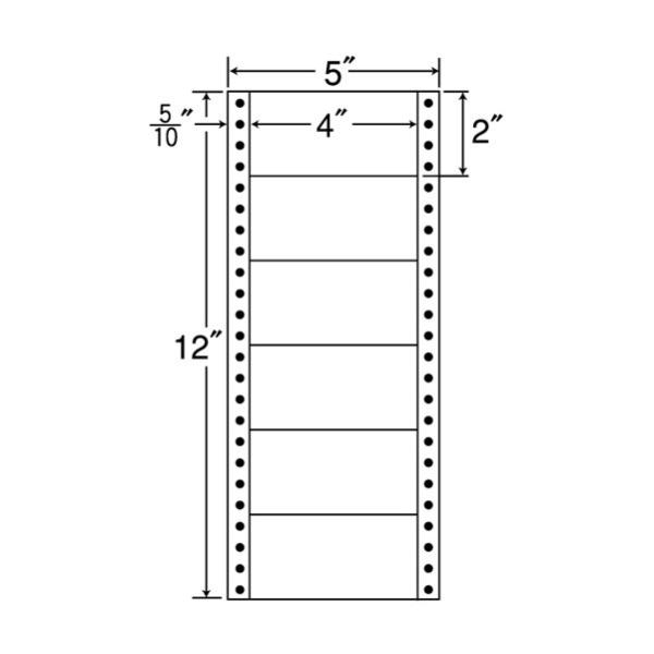 【仕様変更のお知らせ】両サイドのスプロケットホール部分に上紙を残した仕様に変更となりました。 --------------------------------------------------------------▼1折りサイズ：　横5...