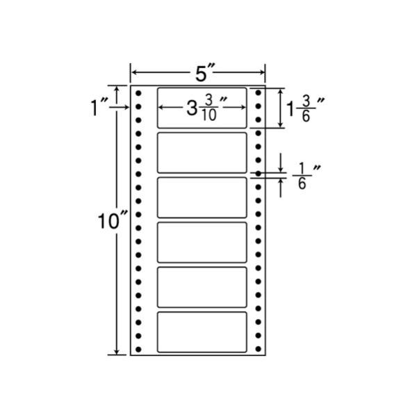 【仕様変更のお知らせ】両サイドのスプロケットホール部分に上紙を残した仕様に変更となりました。 --------------------------------------------------------------▼1折りサイズ：　横5...