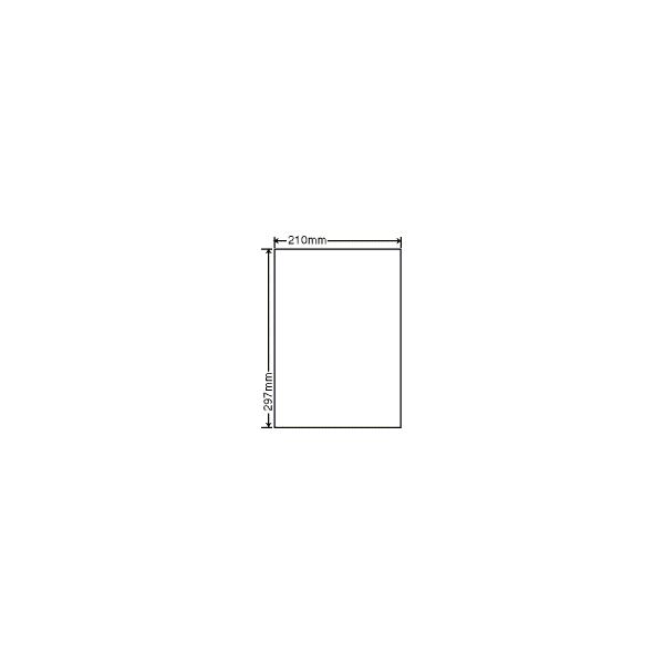 【カラーレーザープリンタ専用 光沢紙ラベル】▼シートサイズ：A4　210×297mm▼ラベルサイズ：210mm×297mm▼面付け：1面付　A4ノーカット▼裏スリットなし▼光沢ラベル▼耐水性あり （生活耐水のみ　※詳しくは注意事項をご確認く...