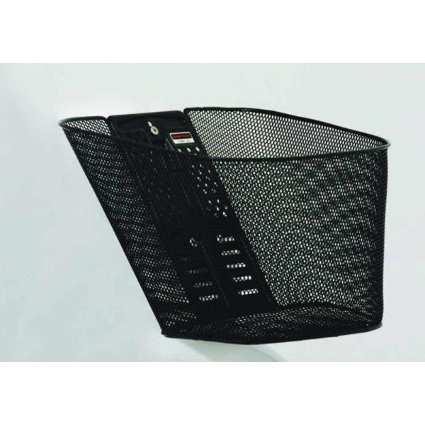 ゆとりの大型サイズで、荷物の積載に便利なメッシュタイプのバスケットです。・部品番号：08L02-GJA-J00・材質：スチール・カラー：ブラック・サイズ：　　　　開口部/270(前幅)×380(後幅)×340(奥行)ｍｍ、　　　　底部/27...