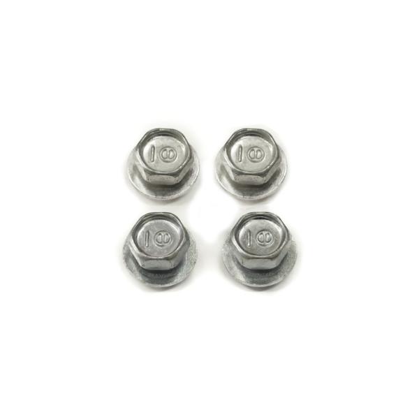 チェーンケースを固定用ボルトワッシャー4本セットです。ホームセンターではなかなか見つからない特殊なサイズですので、失くしてしまった場合や、スペアにいかがでしょうか？・ボルトワッシャー 6×6 4個適合車種・スーパーカブ50（AA04/AA0...