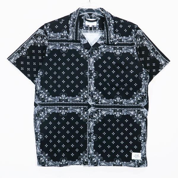 (商品番号) N002628839(ブランド名) THE CRIMIE(クライミー)(商品名) BANDANA S/S SHIRT(サイズ) M(カラー) ブラック(素材) 本体 綿 100%(生産国) 中国(付属品) なし(コンディション...