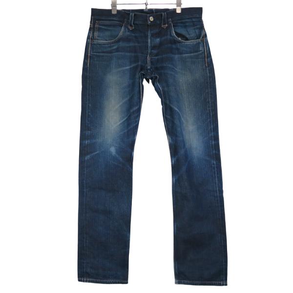 (商品番号) N0026750107(ブランド名) WEST RIDE(ウエストライド)(商品名) WR101 BLUE DENIM PANTS(サイズ) 34(カラー) インディゴ(素材) 本体 コットン 100%(生産国) 日本(付属品...