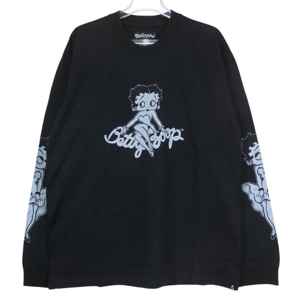 (商品番号) N002690513(ブランド名) MASTERMIND WORLD(マスターマインドワールド)(商品名) x BETTY BOOP L/S TEE REGULAR FIT MW25C15-TS205(サイズ) L(カラー) ...