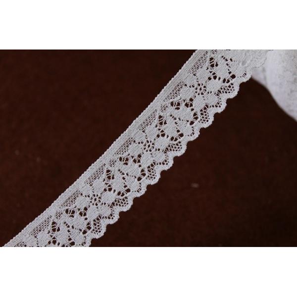 店ではほとんど売られていない高級リバーストレッチレースです。ラッセルレースと違い風合いのとても綺麗なレースです。 レースだけをごらん頂くより、お使いいただいた作品をご覧頂くと、ラッセルレースとの違い、リバーレースのよさ、風合いの美しさを実感...